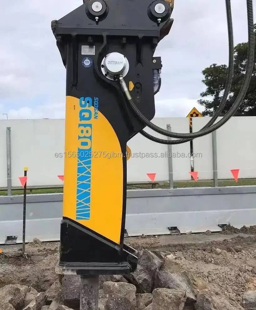 Hydraulic Breaker SQ80 Box Type Silence with auto grease system & anti ...