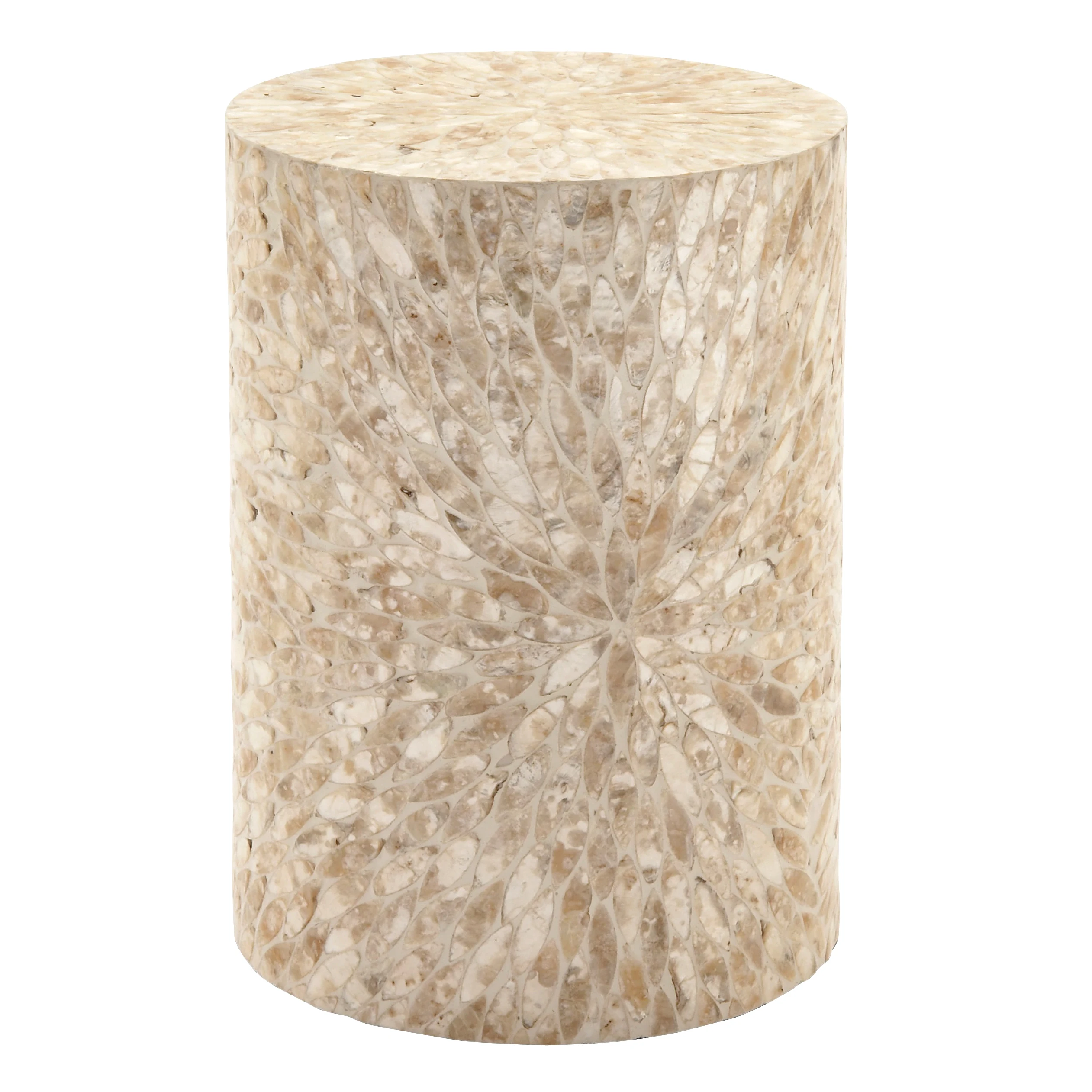 Hot Trend Capiz Shell Capiz Side Table Shell Stool Side Table ...