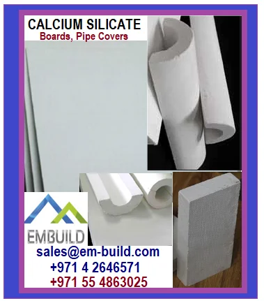 CALCIUM SILICATE Boards , Calcium Silicate PIPE COVERS , Pipe ...