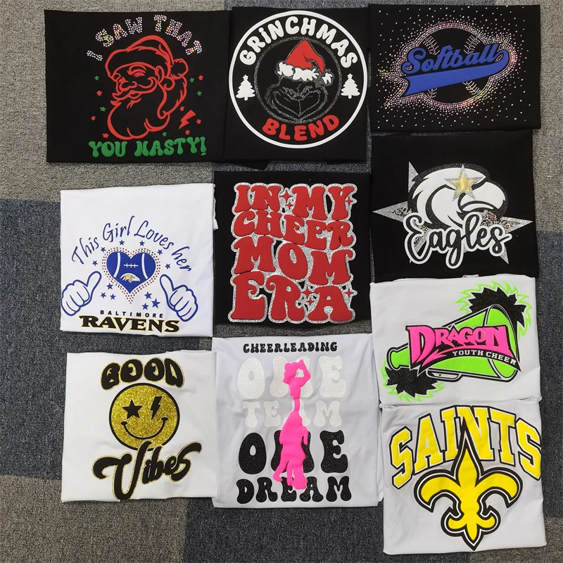 Custom Wholesale 3d Puff Print Vinyl Heat Transfer Custom Logo 3d Puff ...