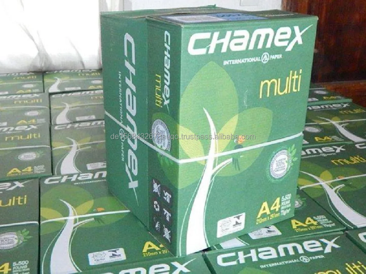 Papel A4 Chamex 500 Folhas Sulfite 75g 210mm X 297mm Chamex A4 Paper ...