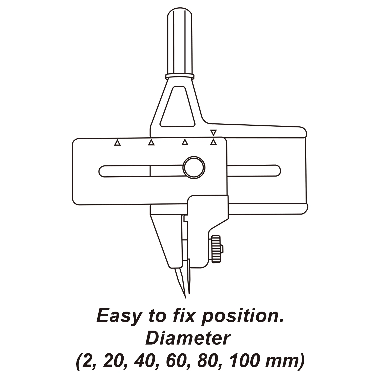 Mini Compass Circular Paper Cutter - Precision & Durability