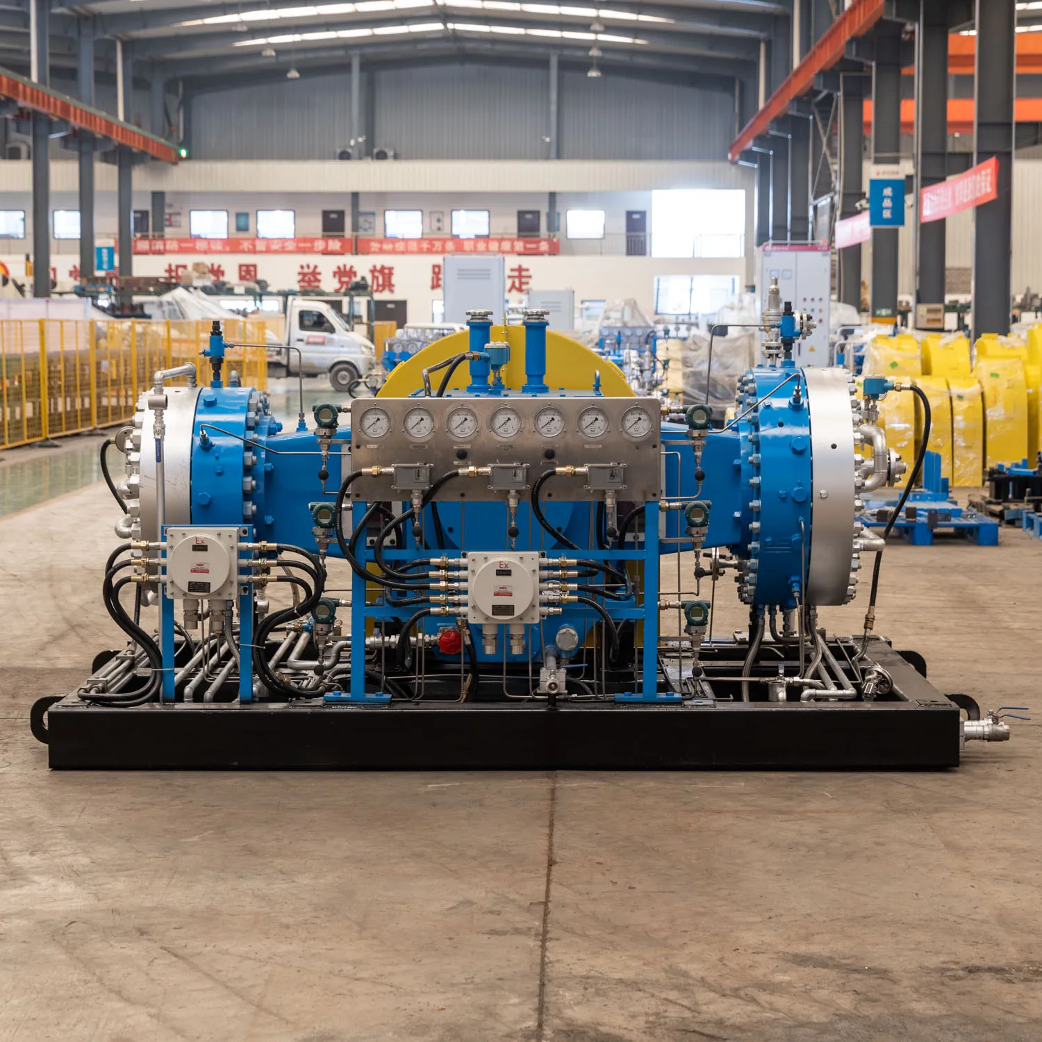 Water-cooling Co2 Cng Hydrogen Diaphragm Compressor Biogas Oxygen ...