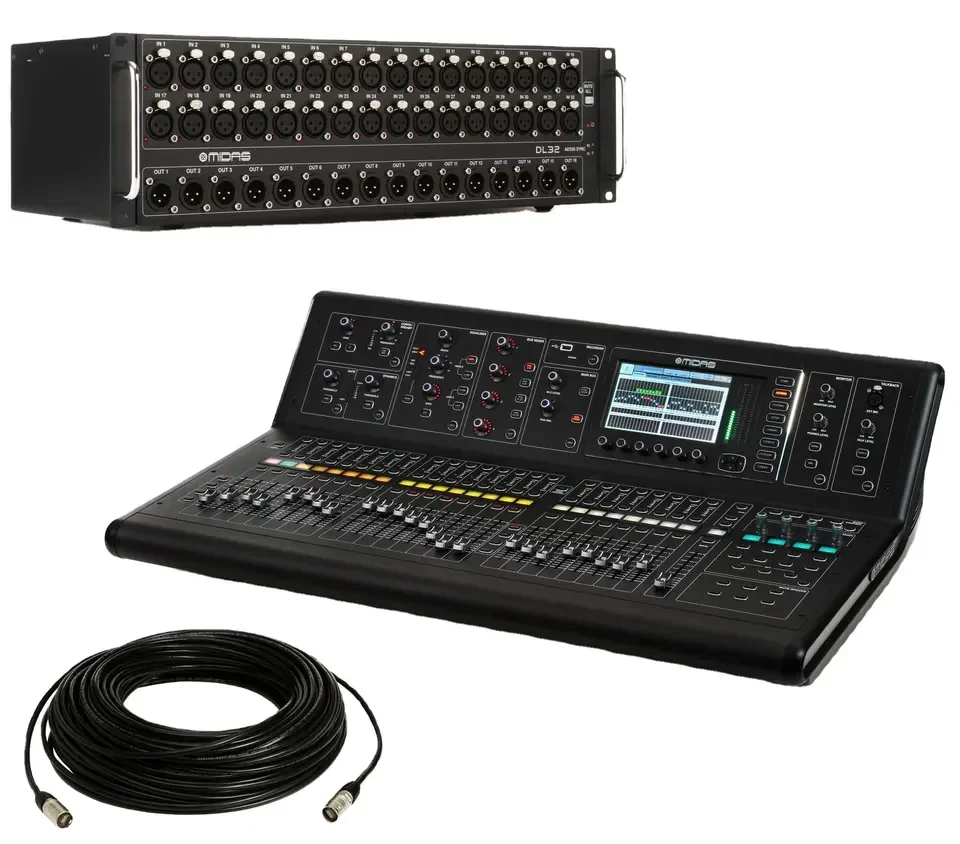 6 Channels Music Professional Midas M32r Live Digital Mixer Dl32 Stage ...