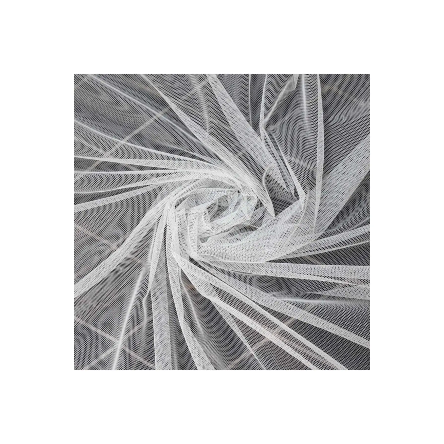 1/3 Tight Pleat Grecian Tulle Curtain - Leaded Tulle Curtain,Does Not ...