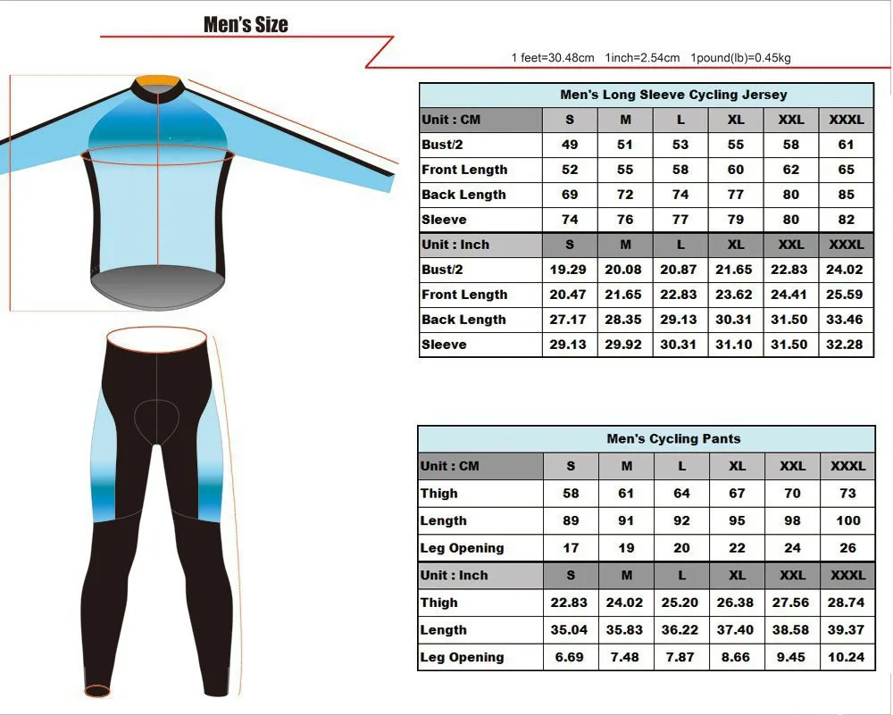 Men's Customized Road Bike Cycling Uniforms Sports Shirt Set with Plus ...