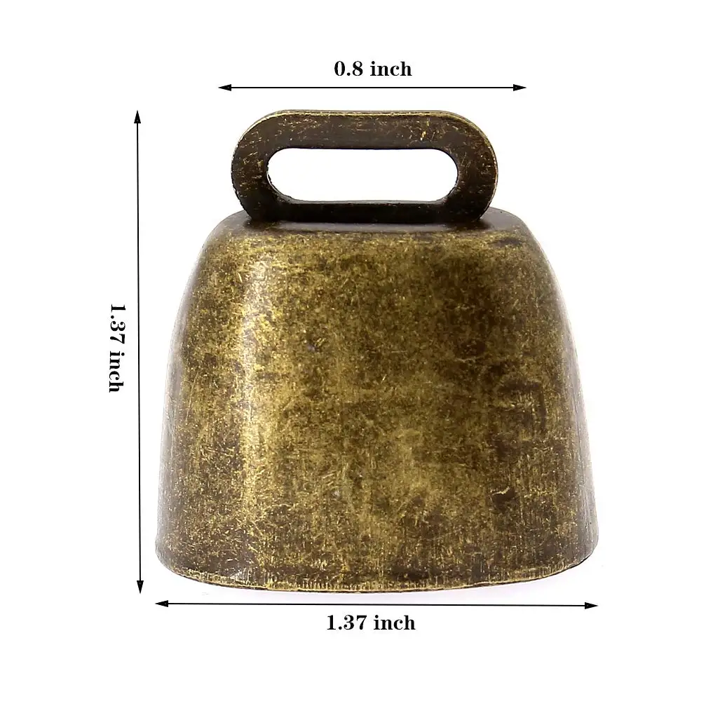 Wholesale Metal Cow Bells Noise Makers Metal Iron Pendant Cow Bells ...