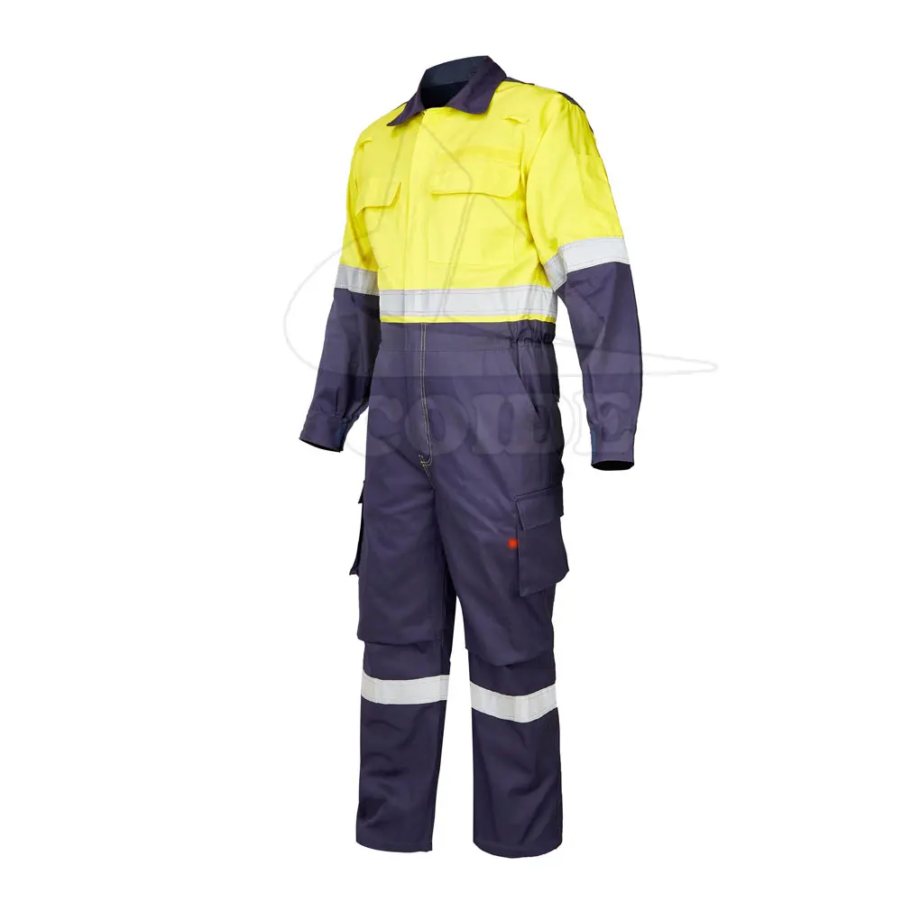 Reflective Taped High Visibility Professional Safety Working Overall ...