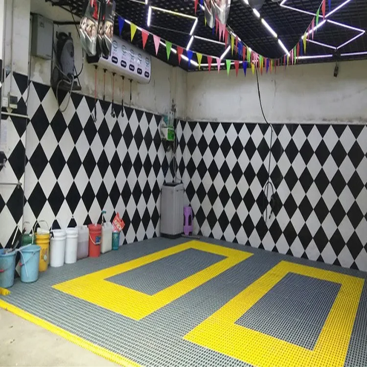 2024 Durable Pp Mat Plastic Interlocking Garage Floor Mat For Car Wash ...