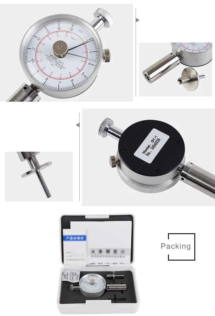 GY-1 Measuring Fruit Firmness - Hardness Meter Tester