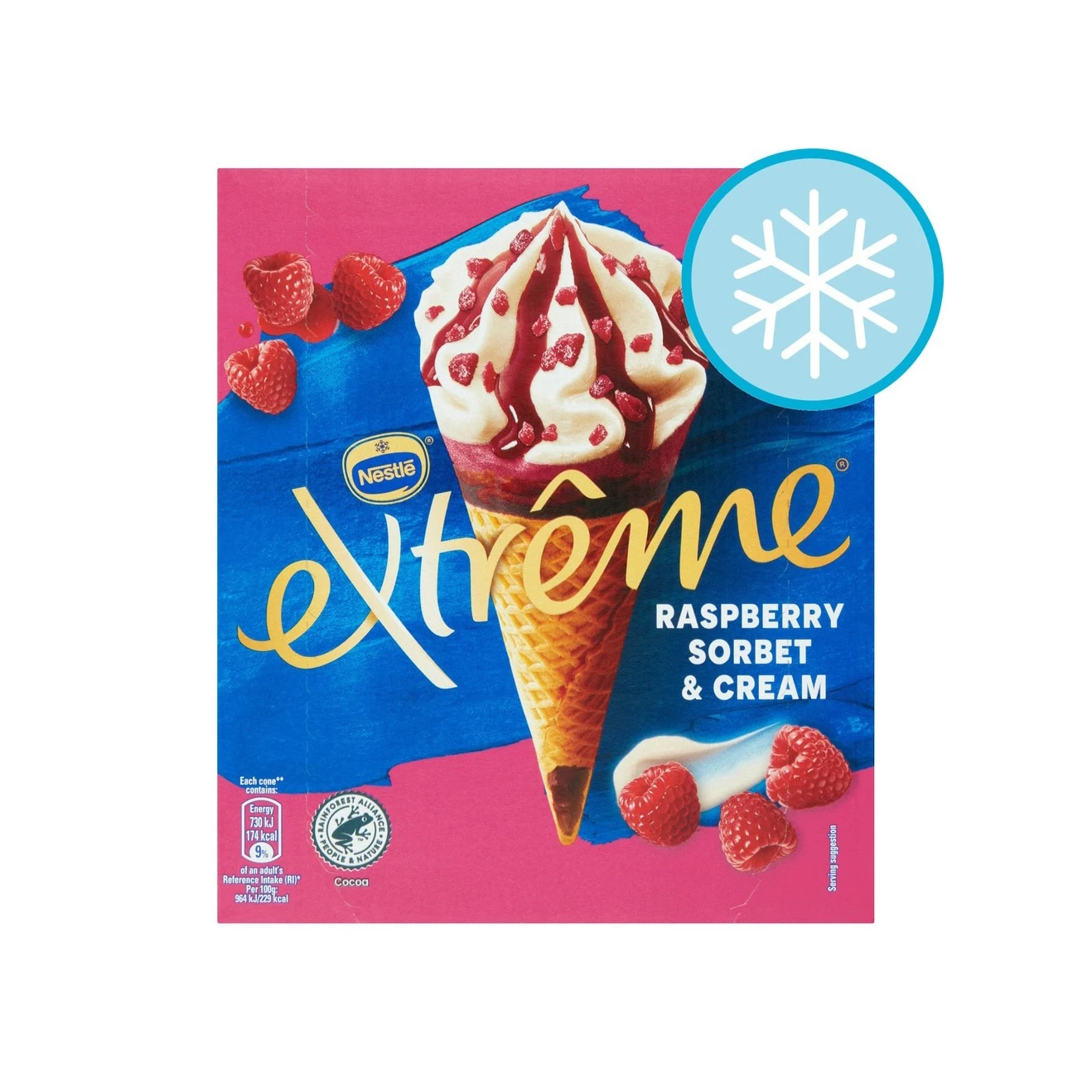 Nestle Ice Cream - Extreme Vanilla Strawberry - Buy Extreme Milk ...