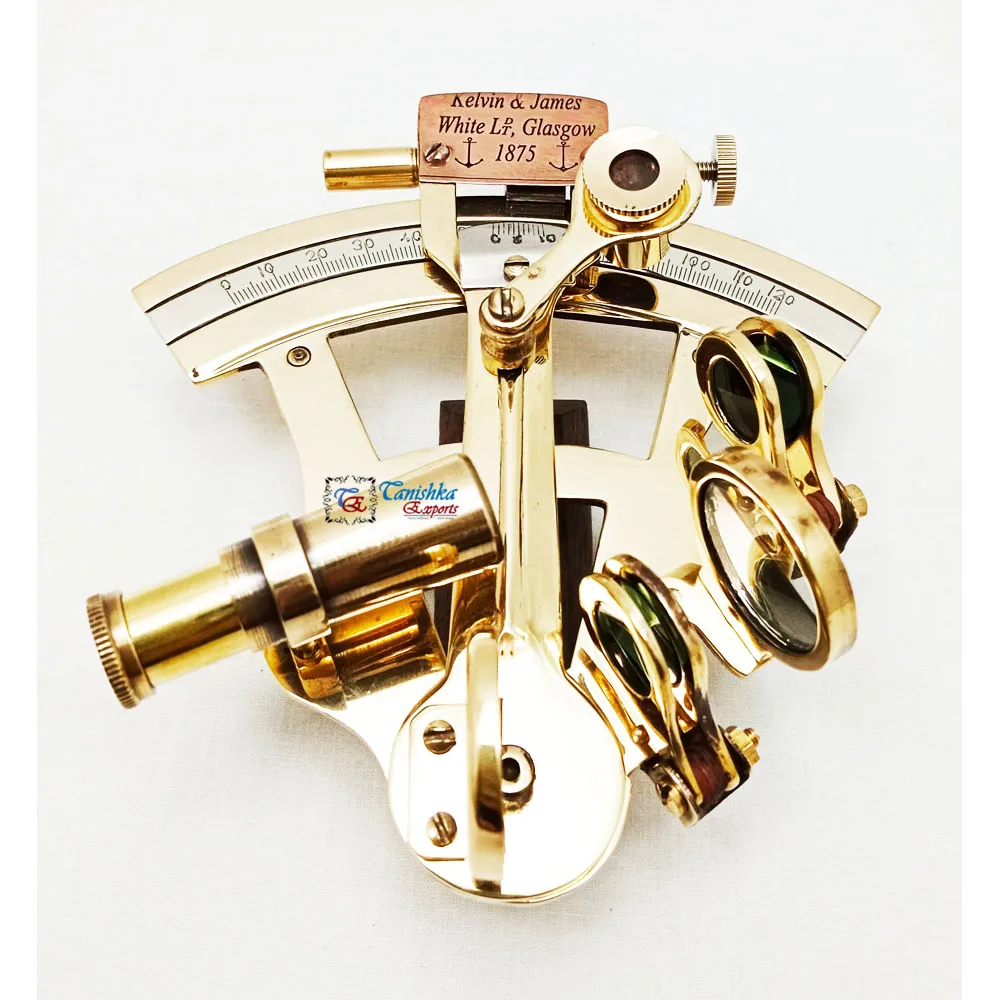 Antique Maritime Nautical Sextant Telescope Vintage Marine Astrolabe ...