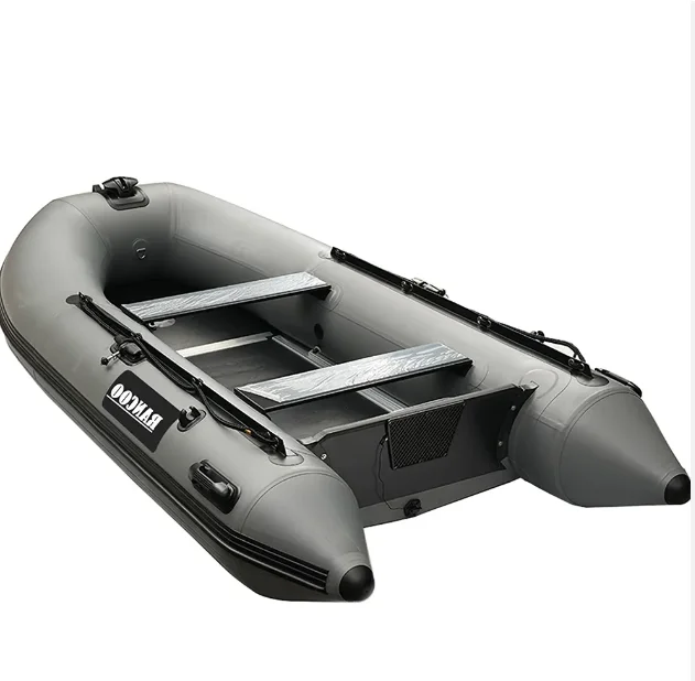 Baosi Marine Pvc 2 Person Wood Floor Fishing Inflatable Boat With Motor ...