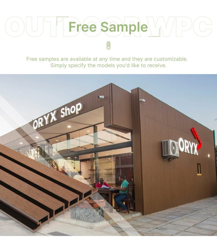 Foju Outdoor Terrace Cladding Wpc Wall Panel Exterior Composite ...