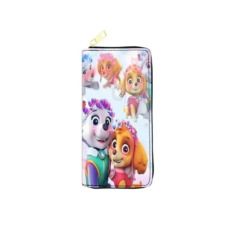 Paws Patrols Kids Pocket Wallet Cartoon Kids Wallet Chain Kids Leather ...