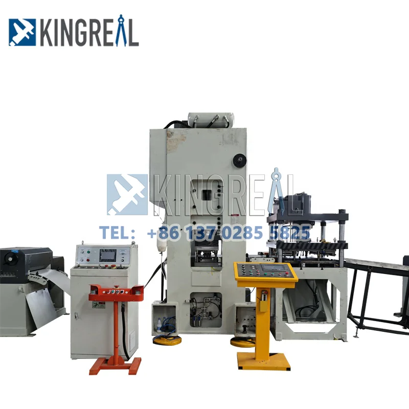 KINGREAL 125 Ton High Speed Metal Ceiling Perforation Line