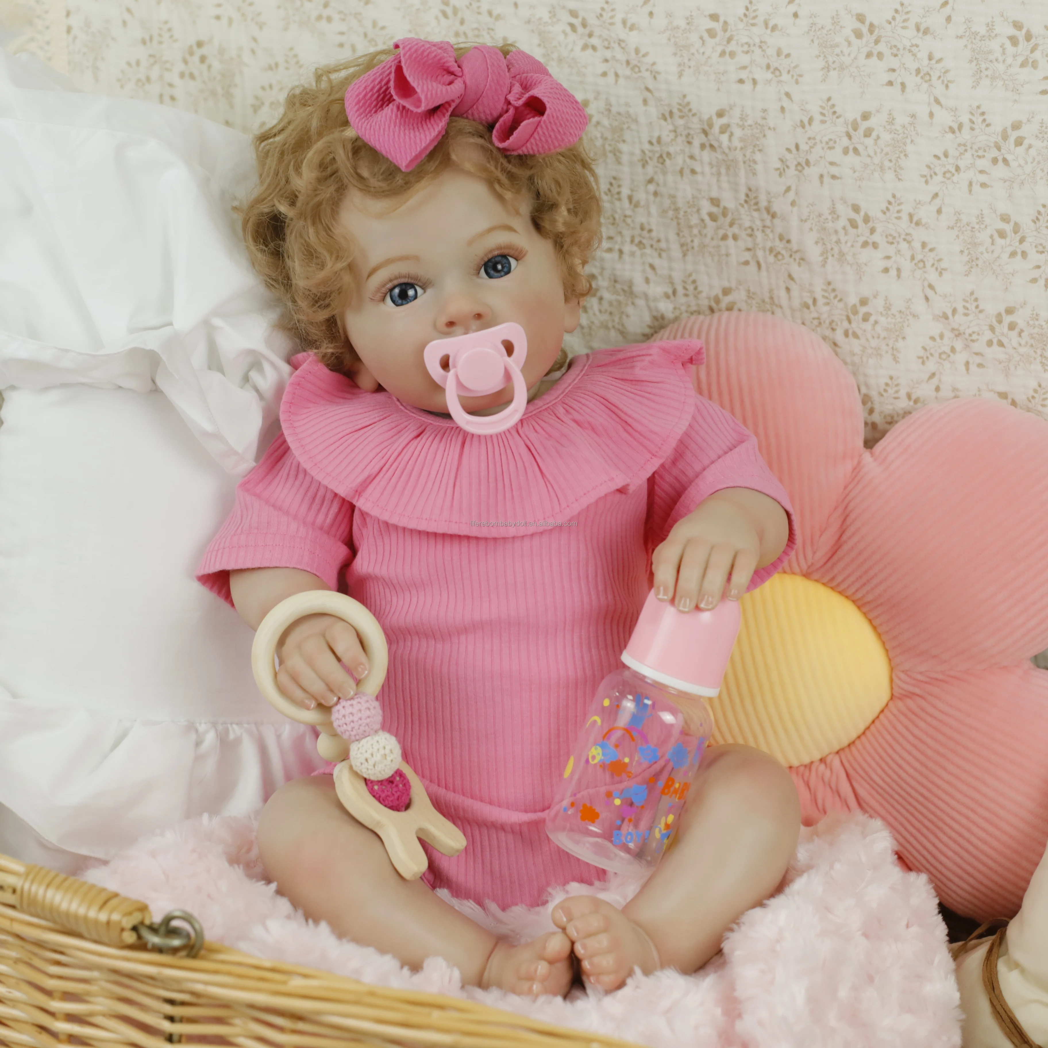 Lifereborn 24 Inches Big Reborn Toddler Dolls Lifelike 3D Painting Soft ...