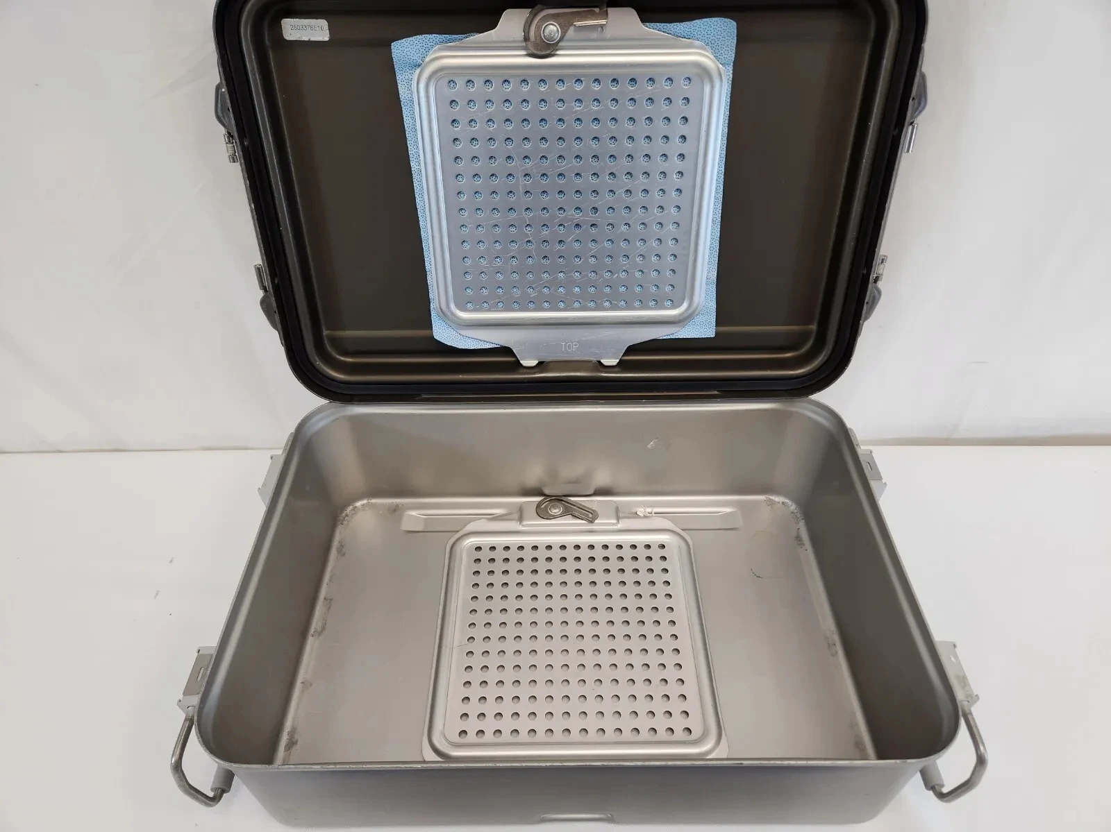 Aesculap Stainless Steel Laparoscopic Sterilization Container Tray Box ...