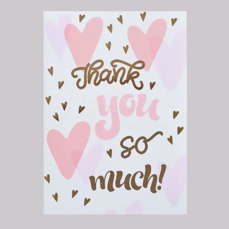 Bespoke Paper Thank You Notes Custom Tokens of Gratitude Crafted With ...