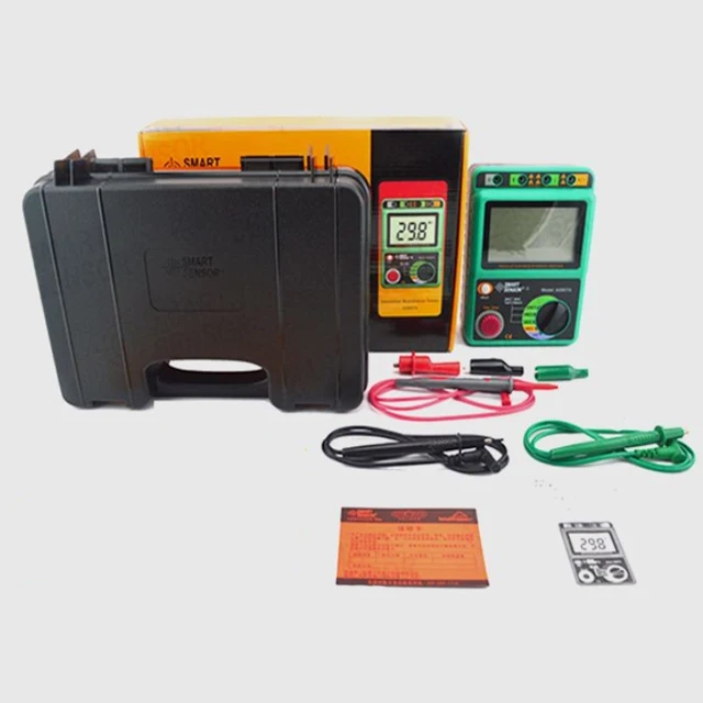 Smart Sensor As907 / As907a Digital Display High Voltage Megohmmeter ...