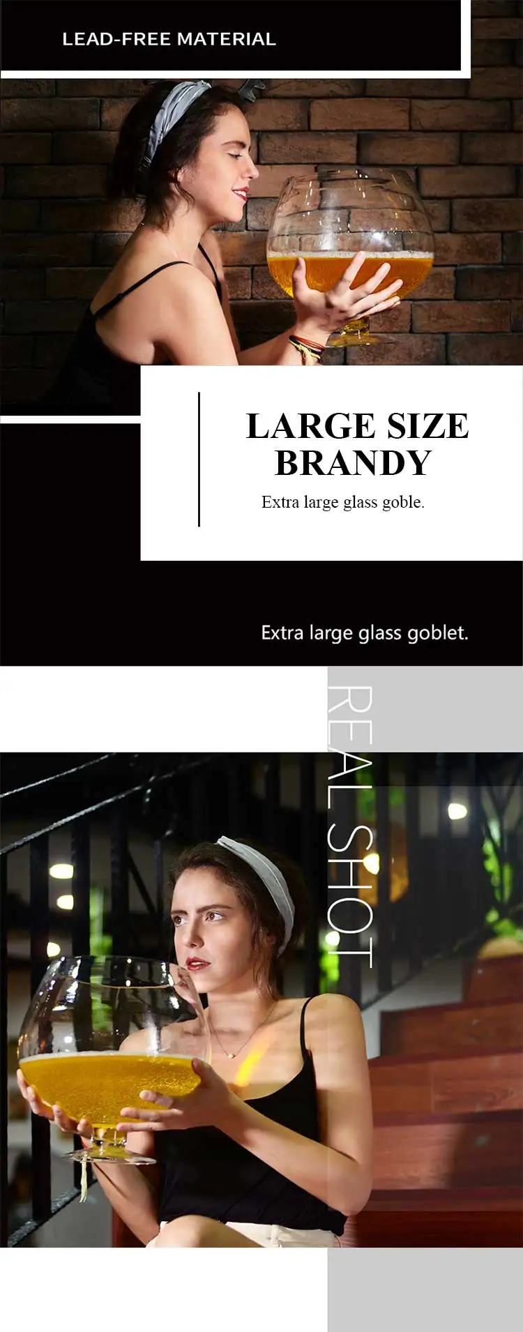 3200ml Large Wine Glasses - Perfect for Weddings & Events