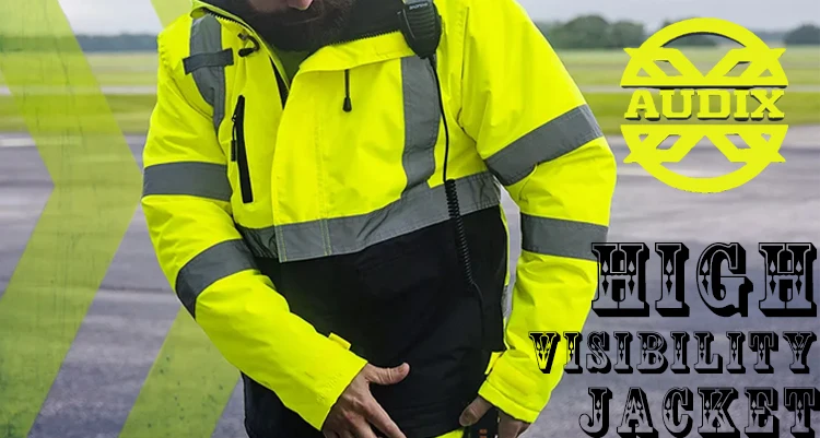 Unique Style Reflective High Visibility Hooded Jacket Hi-vis Bomber ...