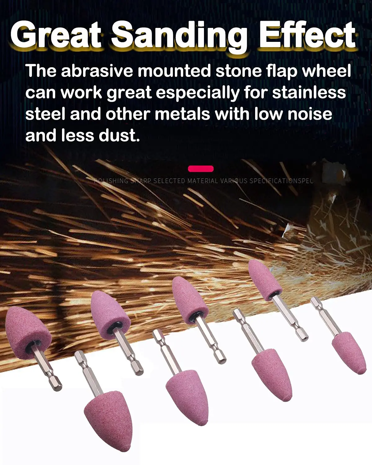 Silicon Carbide Aluminum Oxide Mounting Points Abrasive