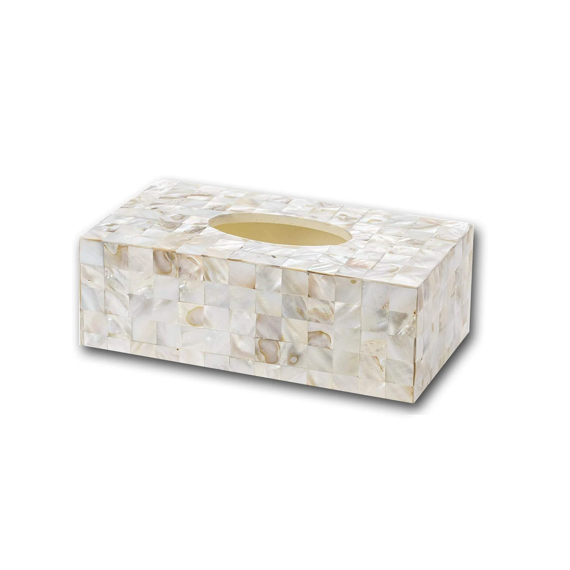 Luxury Mother Of Pear & Bone Inlay Tissue Box Table Decoration ...