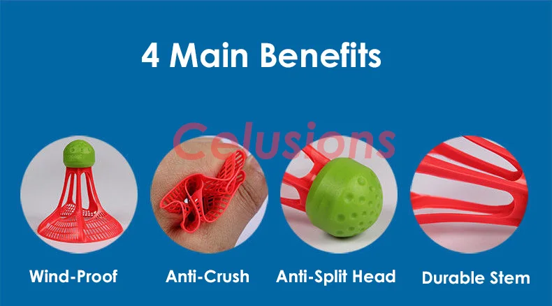 High Quality Feature Shuttlecock Badminton Nylon Material Durable Low ...