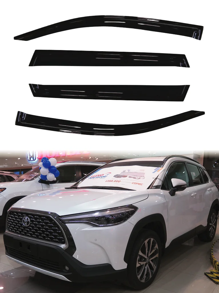 For Toyota Corolla Cross 2020-on Weather Shield Rain Guard Window Visor ...