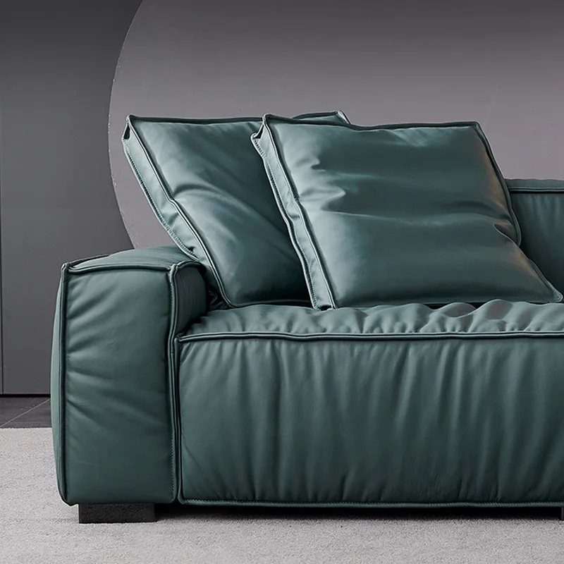 High Quality Leather Living Room Corner Sofa With Modern L-shaped ...
