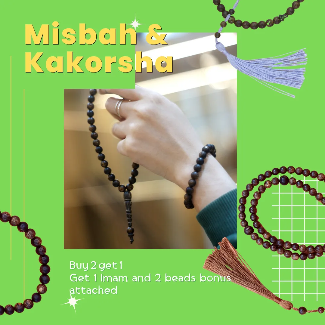 Vietnam Superior Underwater Oud Oud Misbah Rosary Beads 8mm