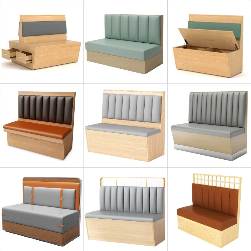 U-shape Restaurant Booth Seating - Perfect for Hotels & Malls