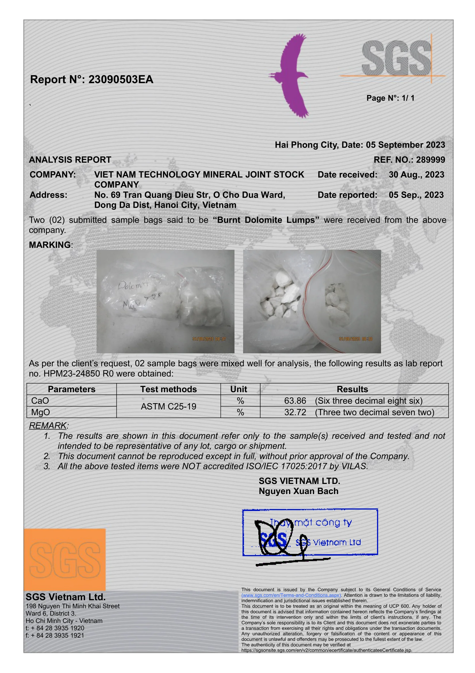 Calcined Dolomite Lump High Purity Burnt White Dolomite Price Per Ton ...