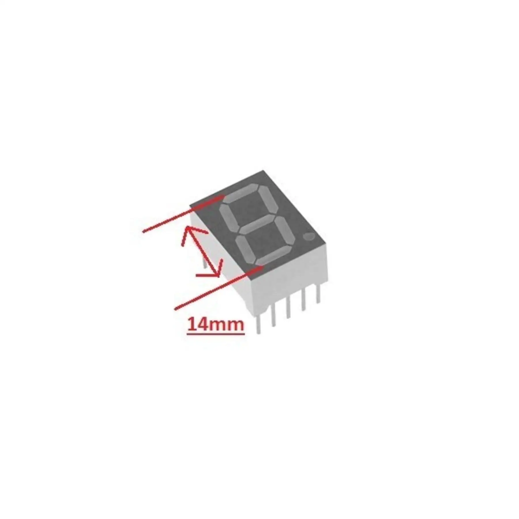 14mm 7 Segment Display (anot) - Buy 14mm 7 Segment Display Anot 7 ...
