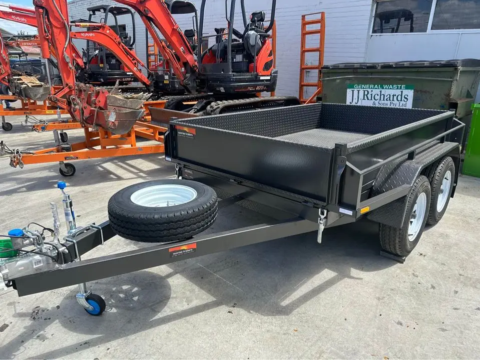 Top Quality 4 Wheel 3-10 Ton Agriculture Farm Trailer 2 Wheel Hydraulic ...