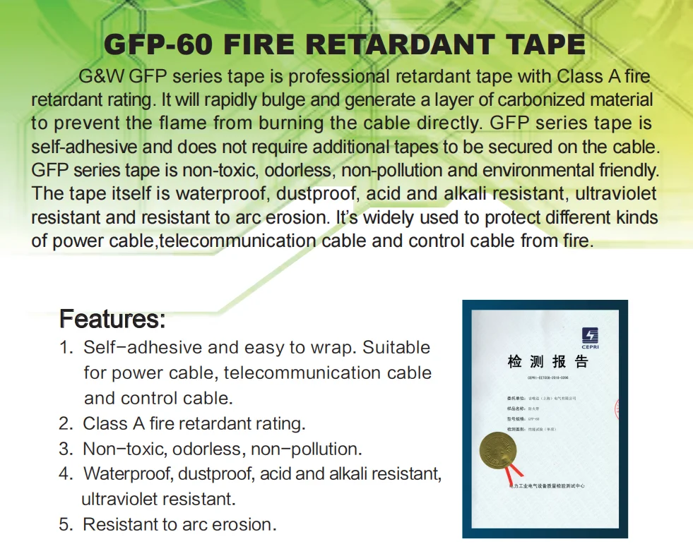 Electrical Insulating Flame Fire Retardant Adhesive Cable Tape Rubber ...