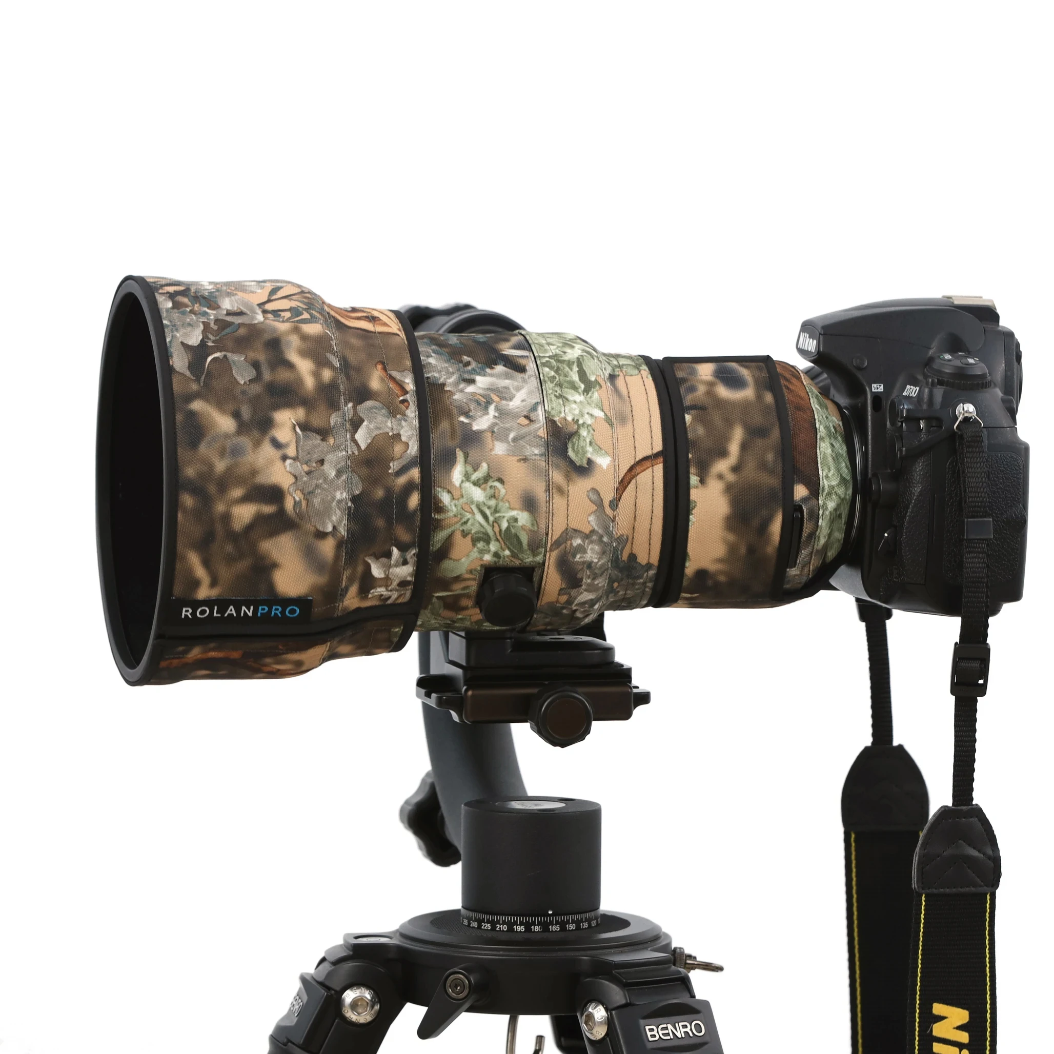 Rolanpro Nylon Camouflage Lens Clothing Rain Cover For Nikon Af-s 200mm ...