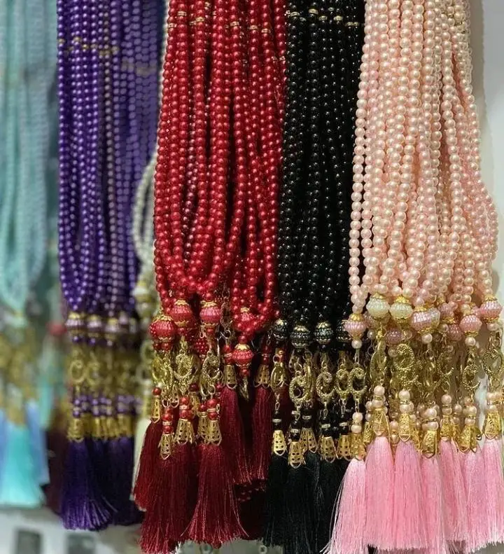 Muslim Rosary - 99 Beads Misbaha Tasbeeh Pray Counter