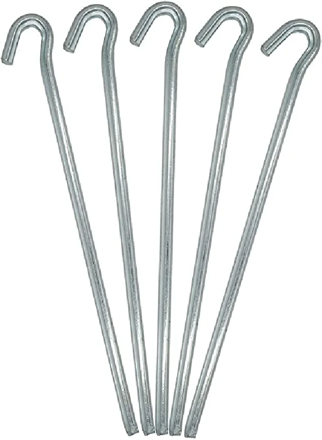 High Quality Metal Ground Peg J Shape Pegs And Clips With Hook Garden ...