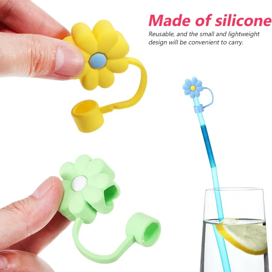 The Silicone Straw Cover Protects The Straw From Outside Dirt With Oem ...