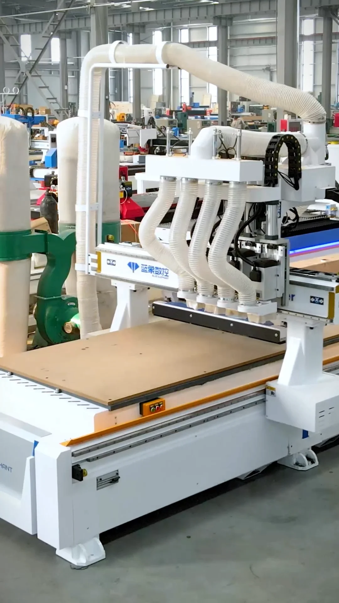 Multi-head Cnc Nesting Four-process Furniture Cabinet Cutting,Engraving ...