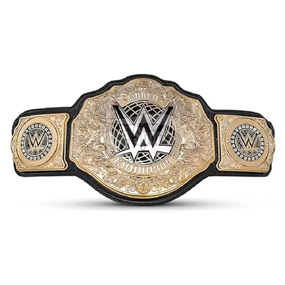 Authentic Wear Commemorative Title Belt Multi Color Stones Wrestling ...