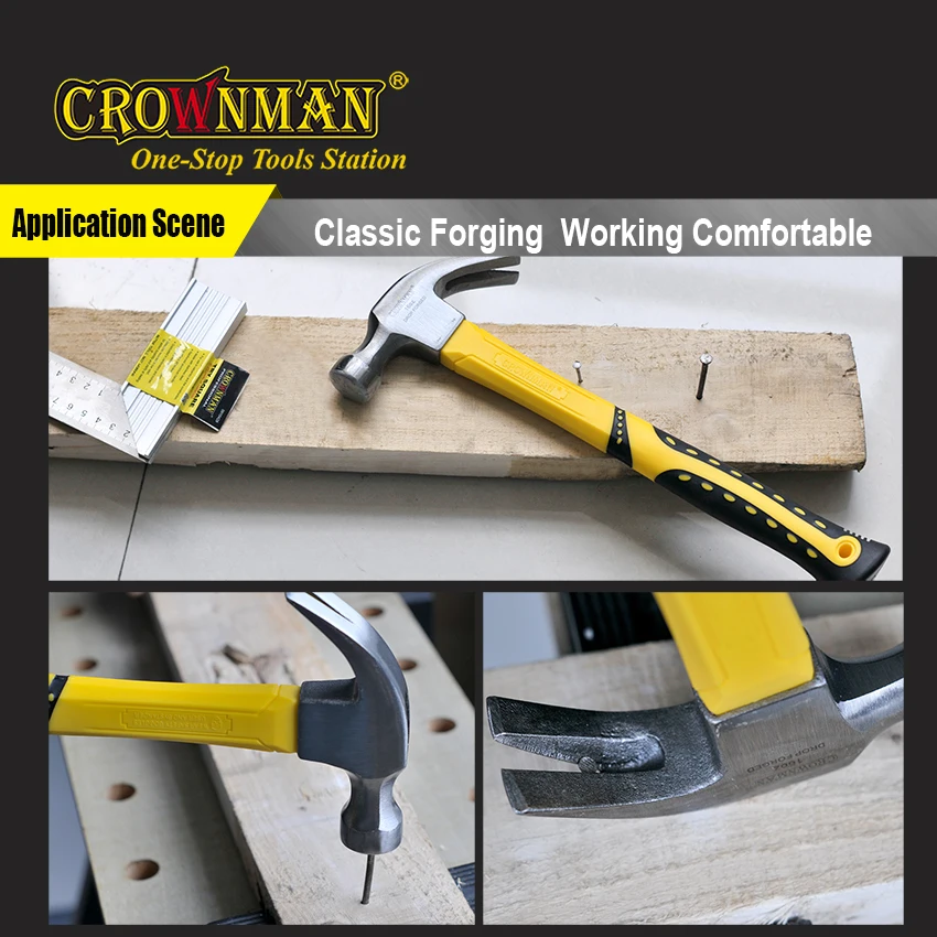 CROWNMAN Claw Hammers - Durable, Customizable Tools