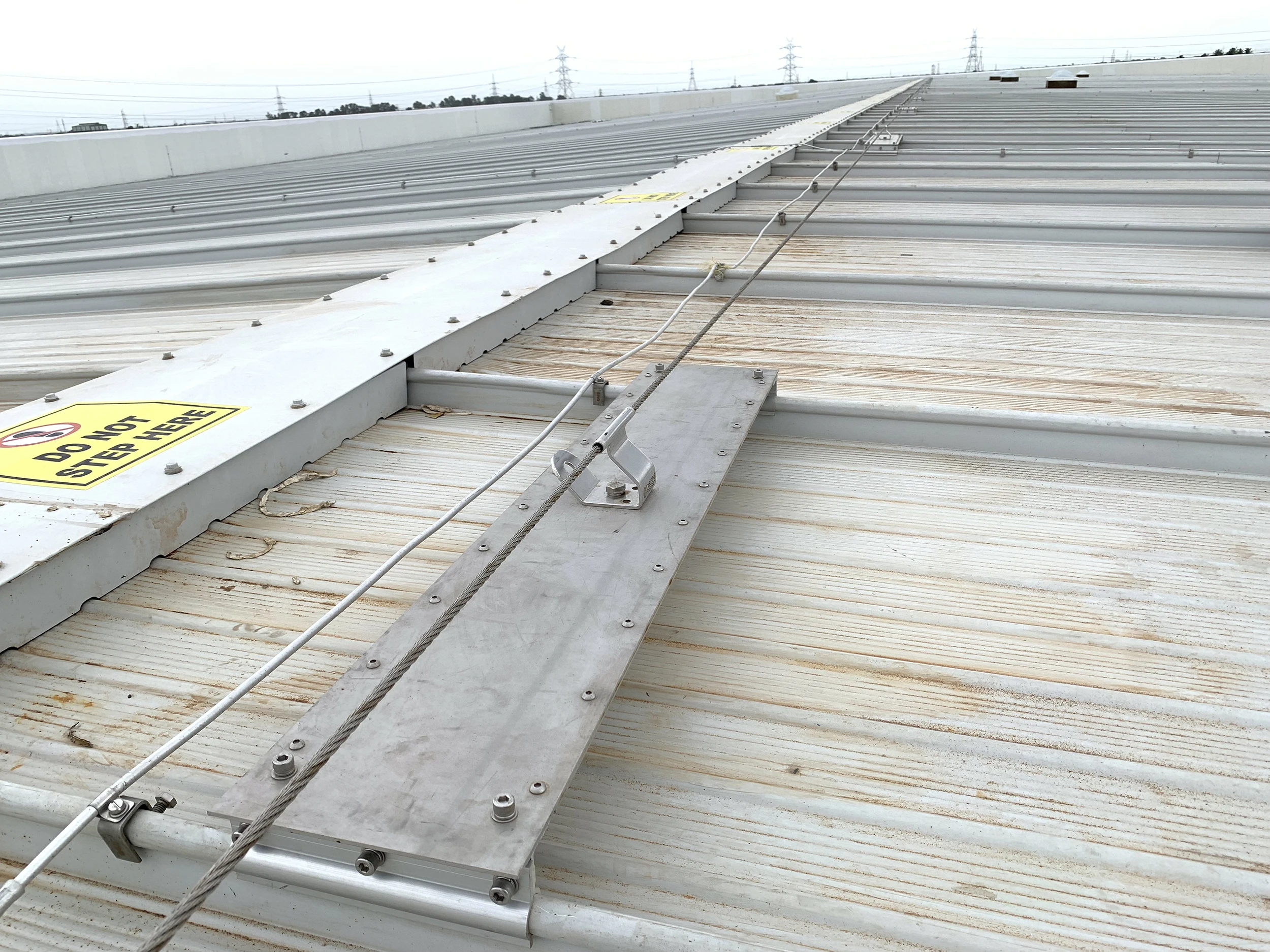 SA-02 Horizontal Lifeline System with Wire Cable & Shock Absorber