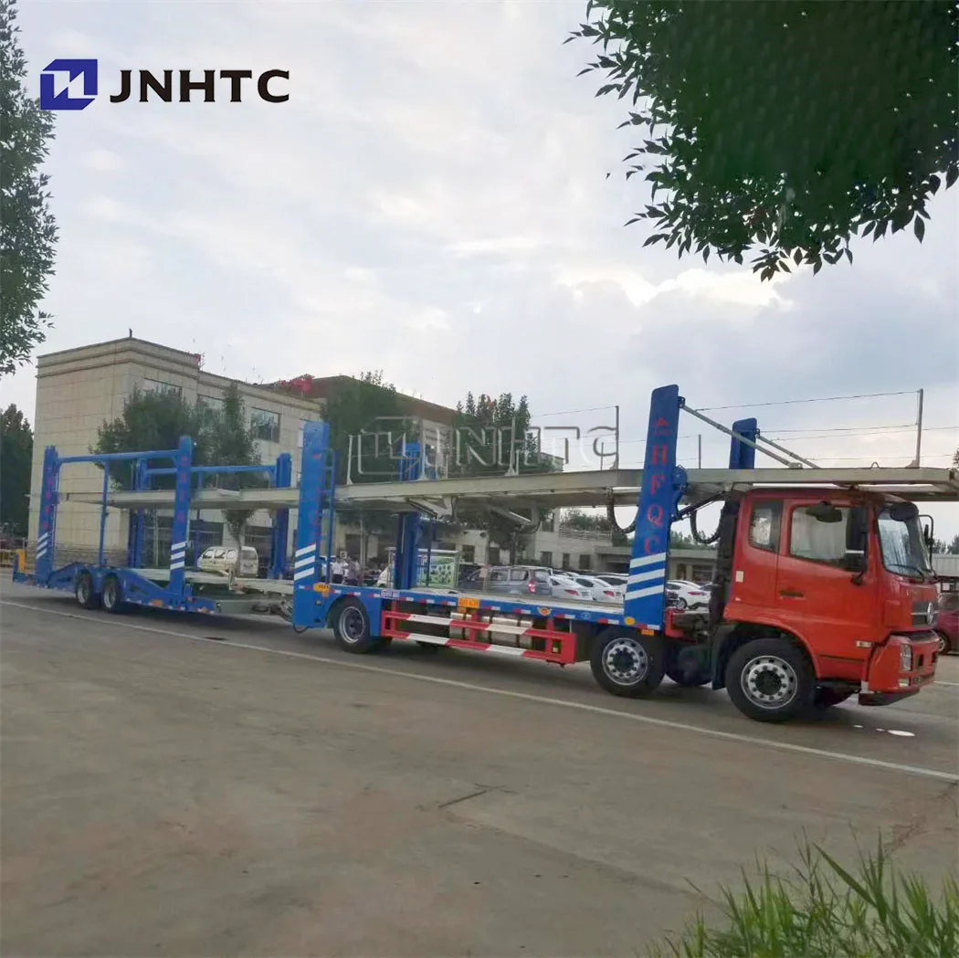 Sinotruk Hohan 3 Axles Vehicle Transport Car Carrier Truck Trailer ...