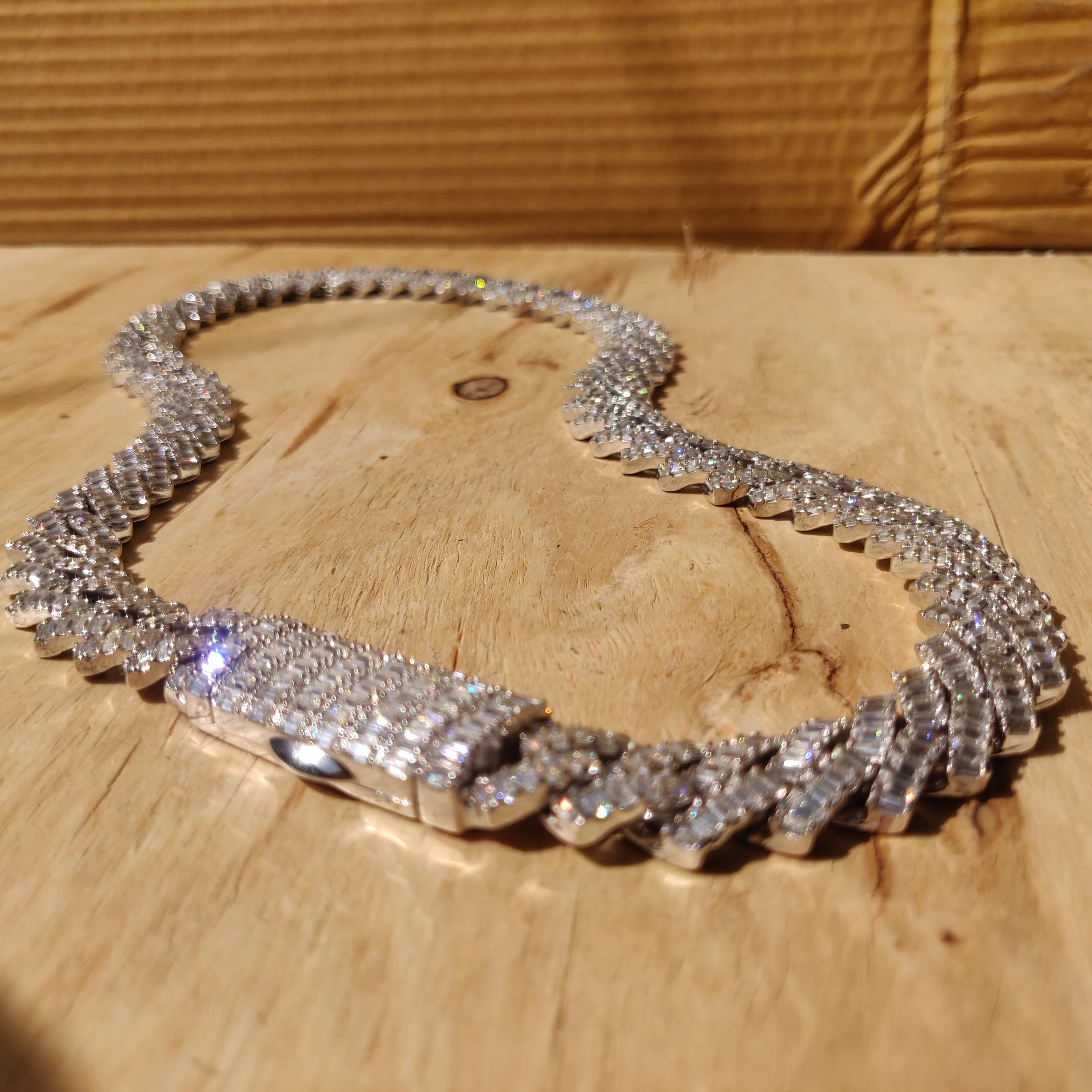 Big Hip Hop Cuban Chain Vvs Flawless Moissanite Cuban Link Good Price ...