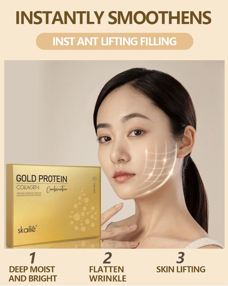 Protein Thread Lifting Set Soluble Protein Thread And Nano Gold Essence ...
