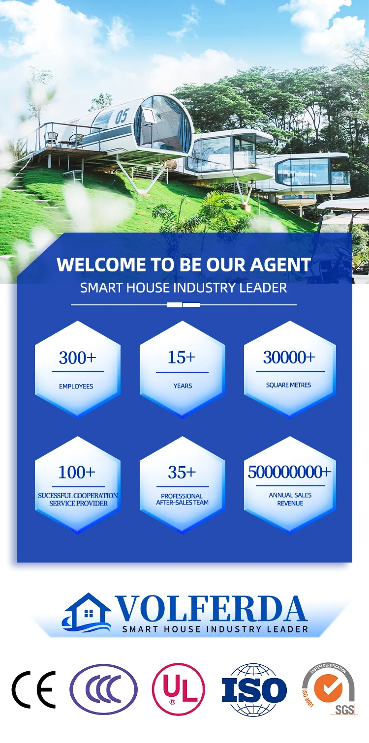 VOLFERDA E7 Space Capsule House - Stylish Prefab Option