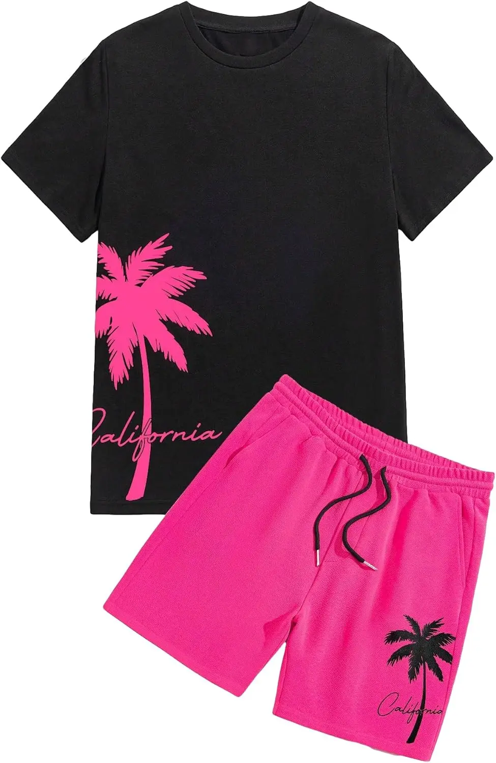 Custom 2024 Summer Gym Wear Men Two Piece Short Set Lounge Workout ...